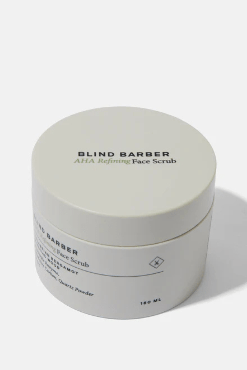 AHA Refining Face Scrub | Hair & Skincare | Blind Barber | Archery ...